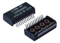 China Single Port L22H003-L 10G Base-T Gigabit Ethernet SMD LAN Transformer for sale