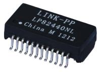 China Single Port L22H003-L 10G Base-T Gigabit Ethernet SMD LAN Transformer for sale