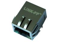 China ARJ11B-MBSAI-A-B-EMU2 Through Hole Rj45 Connector With Magnetics Jack With LED for sale