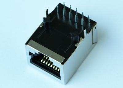 China ARJ11A-MASA-MU-2 Single Port RJ45 Connector , Tab Down RJ 45 Female Jacks for sale