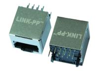 China ARJ11G-MBSD-LU2 Vertical RJ45 Jack With 10 / 100M Magnetics , Router RJ45 for sale