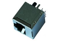 China ARJ11G-MBSD-LU2 Vertical RJ45 Jack With 10 / 100M Magnetics , Router RJ45 for sale
