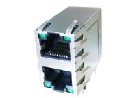 China BS-RN20016 Multi Ports 2x1 Stacked RJ45 Module LPJ17001AGNL For SDH / PDH for sale