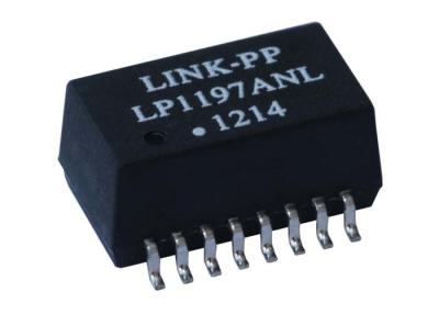 China 7490100143 Dual Port Ethernet Magnetic Transformers LP1197ANL 10/100Base-T SMD for sale