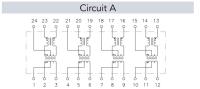China TG111-E001J24LF GigE Transformer Cross LP82442NL 1000Base-T Magnetics Modules for sale