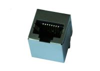 China RV1-1000G72A Vertical Entry RJ45 Jack LPJD0101DNL For POE Application for sale