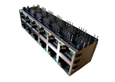China 85728-1006 Gigabit  2x6 Rj-45 8P8C LPJG67090A88NL 1000Base-T Ethernet Jack for sale