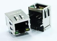 China LMJTAB881143M-L RJ45 Modular Jack 10/100 Base-T Magnetic Connector LPJ4025-7ABNL for sale
