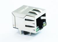 China LMJTAB881343M-L 10/100 Base-T Rj45 Modular Jack LPJ4025-9ABNL Shielded With LED for sale