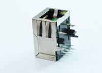 China LMJTAB881343M-L 10/100 Base-T Rj45 Modular Jack LPJ4025-9ABNL Shielded With LED for sale