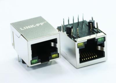 China RB1-126BHQ1A Network RJ45 Telephone Jack LPJ0075BHNL Female Connector & PoE for sale