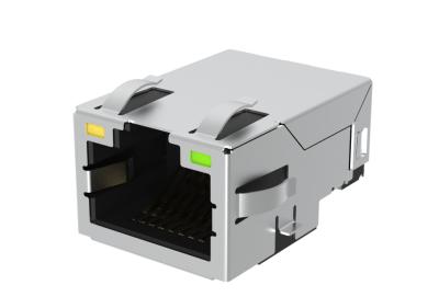 China RJMG221ST12452T Amphenol Modular Jack With Integrated Magnetics for sale
