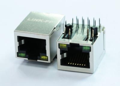 China ARJ11B-MESBQ-A-B-EMU2 Ethernet Single Port 10/100 Magnetic RJ45 Connector for sale