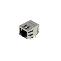 China J1B1211CCD RJ45 Connector Module with 10/100 BASE-TX Magnetics and LEDs for sale
