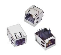 China Single Port 6P4C Modular Jack SS-6446S-A-PG4-BA Stewart Connector for sale