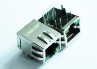 China ARJ11E-MCSD-A-B-FM2 Rj45 Modular Jack Solder RA Thru-Hole 8 Terminal 1 Port for sale