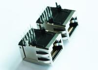China ARJ11B-MASAP-LU2 RJ45 Modular Jack 100Base-Tx Magnetics Integrated Without LED for sale