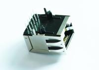 China Cross ARJ11B-MASBB-LU2 1500Vrms Isolation RJ45 Modular Jack Tab Down for sale