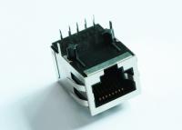 China ARJ11B-MASBE-LU2 10/100M-bit Magnetics Rj45 Single Port Side Entry 8P8C Jack for sale