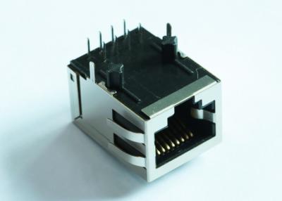 China ARJ11B-MASBA-LU2 1x Port Rj45 PCB Modular Jack 10/100M Data I/O Connector for sale