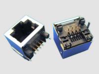 China DIP Type 8P8C RJ45 Modular Jack Connector MJF13U-KX06B3-0808 / MJF13U-KX06B3-0808-LF for sale