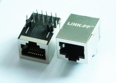China ARJ11A-MASM-RT2 RJ45 Single Port 1 x 10 BASE-T Magnetic Ethernet W / Shielded for sale