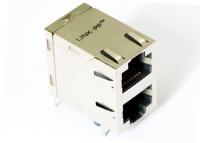 China ARJ21A-MCSC-MU2 10/100 Base-TX RJ45 Stackable 2x1 Connector without LEDs for sale