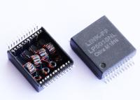 China TG1G-S031NYRL 24-Pin SMD Gigabit LAN Isolation Module 350μH 1CT:1CT for sale