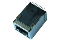 China 7498210220A Tab Up SMT RJ45 Connector With 10/100 Magnetic For PoE LPJ19962BFNL for sale