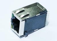 China HBJ-M4B01ANLF Surface Mount RJ45 Jack 1X1 Port Tab Up With 10/100M LPJ3011ABNL for sale