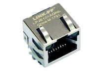 China 6116173-1 RJ45 Single Port 8P8C Shielded THT With LEDs LPJE101AGNL for sale