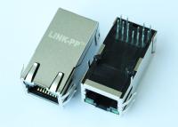 China 0826-1A1T-32-F 1000BASE-T RJ45 Modular Jack With Magnetics LPJK4036AHNL for sale