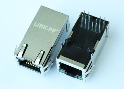 China 0826-1A1T-32-F 1000BASE-T RJ45 Modular Jack With Magnetics LPJK4036AHNL for sale
