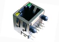 China RJHSE538B Thru  -Hole Rj45 Connectors With LED 8P8C Shielded LPJE101A65NL for sale