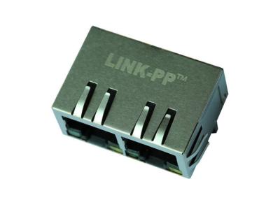 China HFJ12-1G16ER-L12RL Multi - port  RJ45 1X2 Tab Down 1000 Base-T Shielded LPJG26973AENL for sale