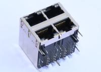 China 0879-2G2R-Y4 Stacked 2X2 Gigabit MagJack Through Hole Mount LPJG27037AFNL for sale