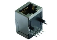 China 5558342-1/ SS-7288SFR1-A-NF Tab Down RJ45 Single Port Connector LPJE160DNL for sale