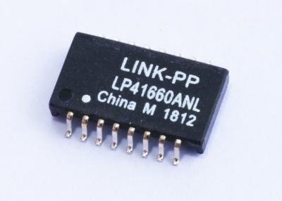 China LP41660ANL 10/100Base-tx POE+ Magnetics Transformer , 16Pins SMT Filter for sale