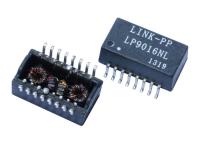 China TS8121CX HF 16Pins 10/100Base-T Single Port Transformer Module LP9016NL for sale