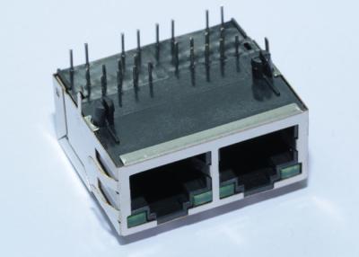 China JG0-0024 Multi-Port Rj45 MagJack 10/100BaseT For LED Video Lighting LPJG21851AWNL for sale