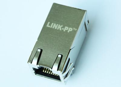 China XFGIB100BPOL-CT1-4L Magnetic RJ45 Connector 1000Mbps With POE+ LPJK4001CNL for sale