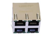 China XRJD-S-22-8-8-5 Multi - port RJ45 2 x 2 Connectors With Filter LPJE107-3AWNL for sale