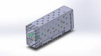 China Press-Fit SAA0-ZZ-0001 SFP Cage Assembly With Outer and Inner LightPipe for sale
