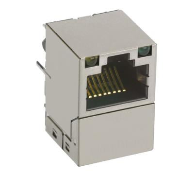 China V8BR-1AX1-GH RJ45 Vertical Connector Support 60W 4PPoE Bel Magnetics for sale