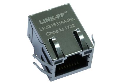 China LPJG16314A4NL Magnetic RJ45 Jack Compatible TE 6605814-6 for sale