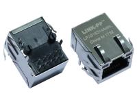 China LPJG16314A4NL Magnetic RJ45 Jack Compatible TE 6605814-6 for sale