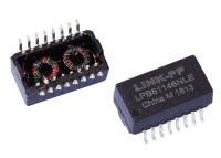 China T1146NLT Lan Isolation Transformer Dual Port Modular Connector SMD 16 Pins LPB81146NLE for sale