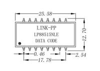 China P-68515 10/100 B - TX Magnetic Single Port Transformers modules SMT LP88515NL for sale
