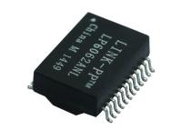 China TG1G-E012NZRL Gigabit Ethernet PoE Transformer Single Port 24Pins LP6062ANL for sale