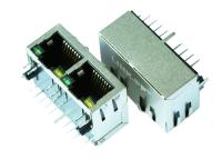 China 8949-M1882-06SC1CB01A Multi - port  RJ45 1 X 2 Tab Down 1000 Base - T LPJ26404AENL for sale